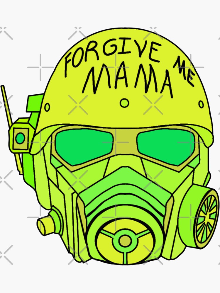 " NCR helmet colorful v5" Sticker for Sale by Tunnelsnakefool | Redbubble