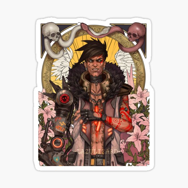 "Troy Calypso Nouveau" Sticker for Sale by Lazulizard | Redbubble