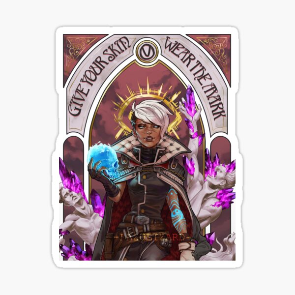 "Tyreen Calypso Nouveau" Sticker for Sale by Lazulizard | Redbubble