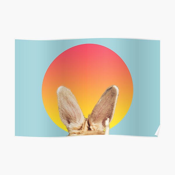 "Beautiful abstract surreal Rabbit ears collage concept, contemporary ...