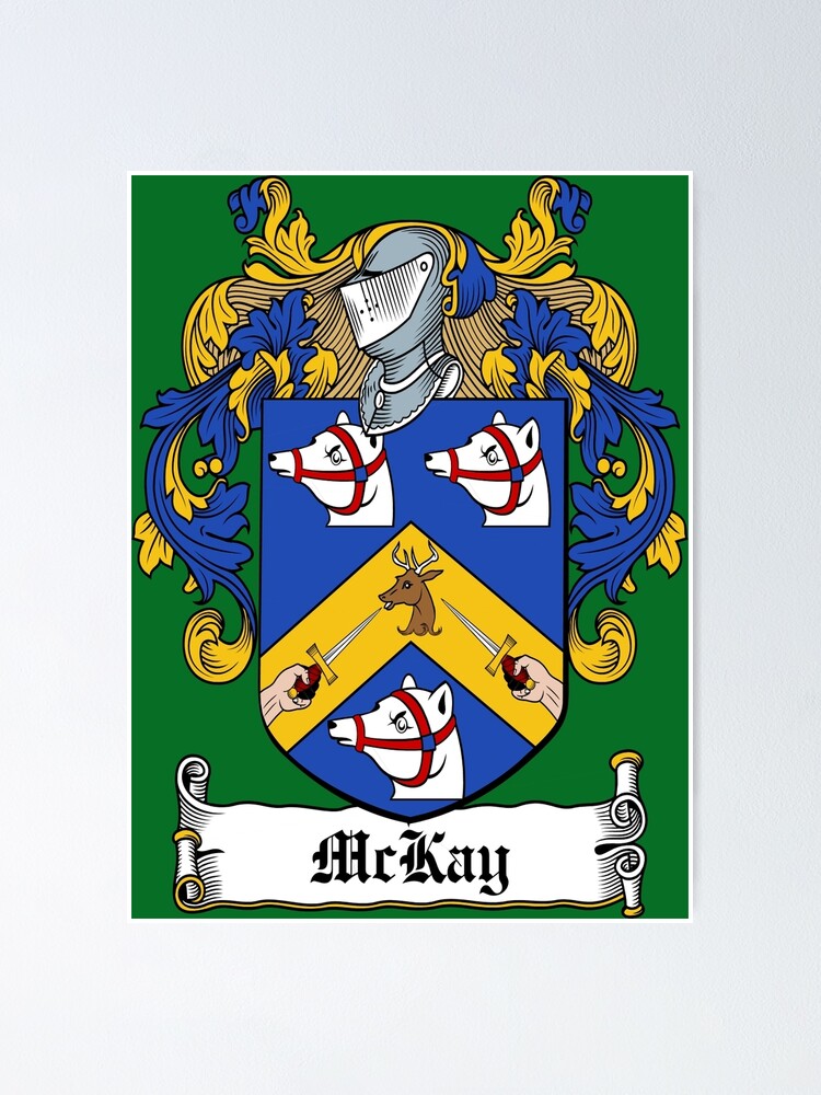 "McKay (McKee)" Poster for Sale by HaroldHeraldry | Redbubble