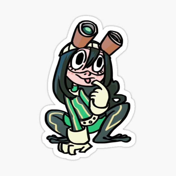 "tsuyu asui - My Hero Academia" Sticker for Sale by ieva-art | Redbubble