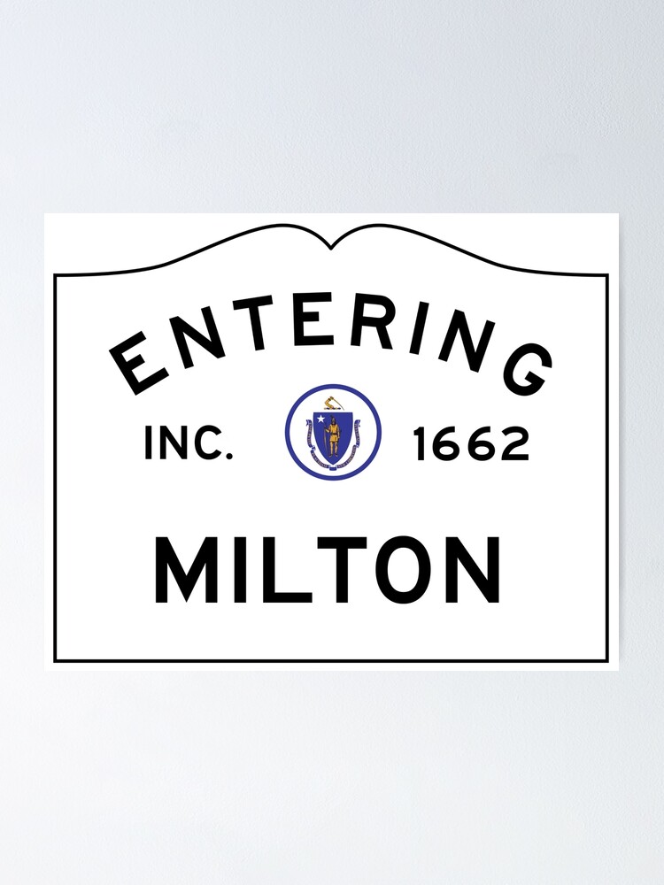 "Entering Milton Massachusetts - Commonwealth of Massachusetts Road ...