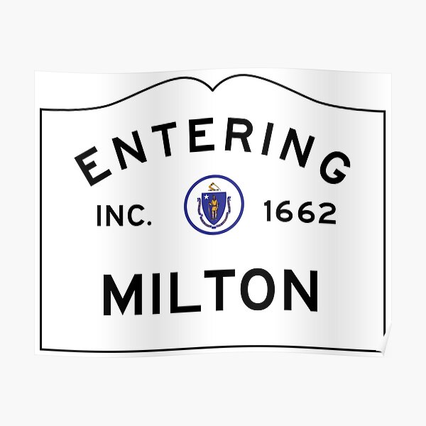 "Entering Milton Massachusetts - Commonwealth of Massachusetts Road ...