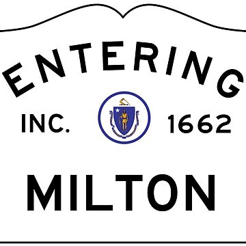 "Entering Milton Massachusetts - Commonwealth of Massachusetts Road ...