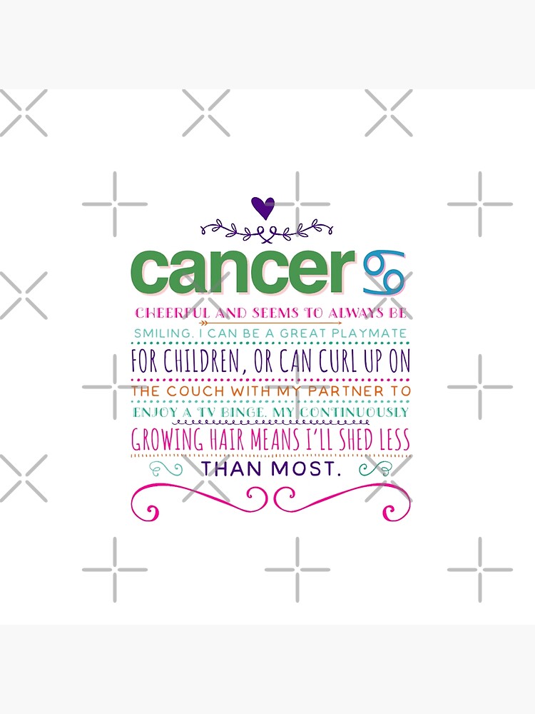 "Cancer Personality Traits and Characteristics " Poster by weavernap ...