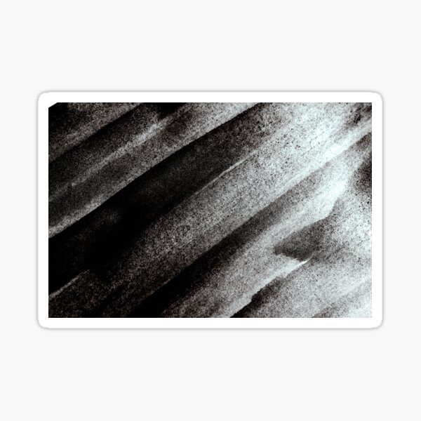 "Paint it black" Sticker by Flovisuals | Redbubble