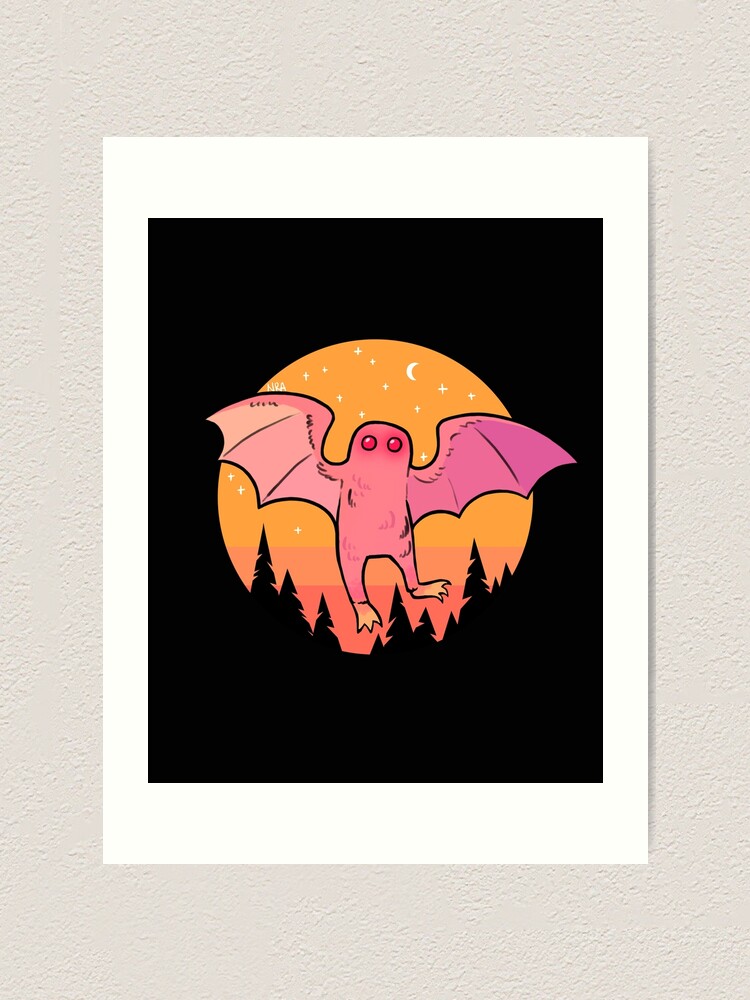 "your friendly neighborhood mothman" Art Print by singersalvagart ...