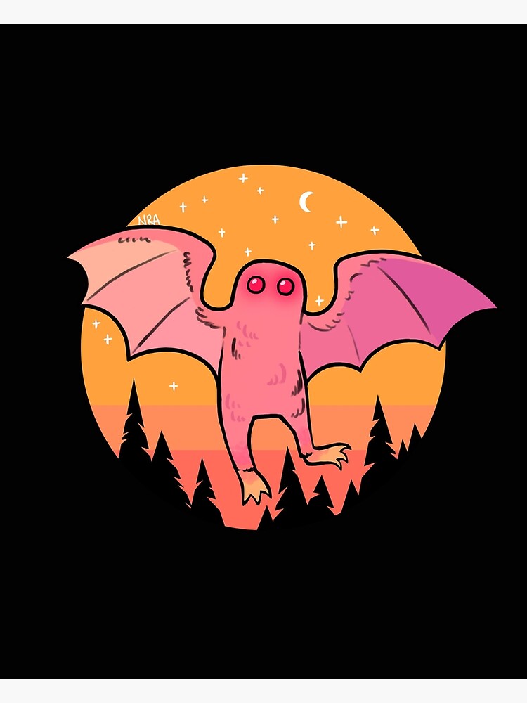"your friendly neighborhood mothman" Art Print by singersalvagart ...