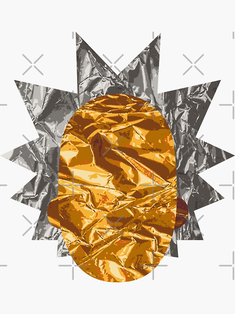 "The Gold Rick" Sticker by Torch | Redbubble