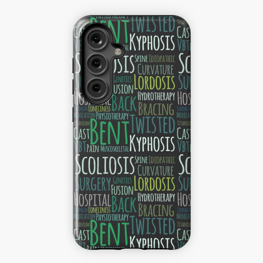 "Scoliosis, Kyphosis, Lordosis Wording" Sticker for Sale by Chantelle ...