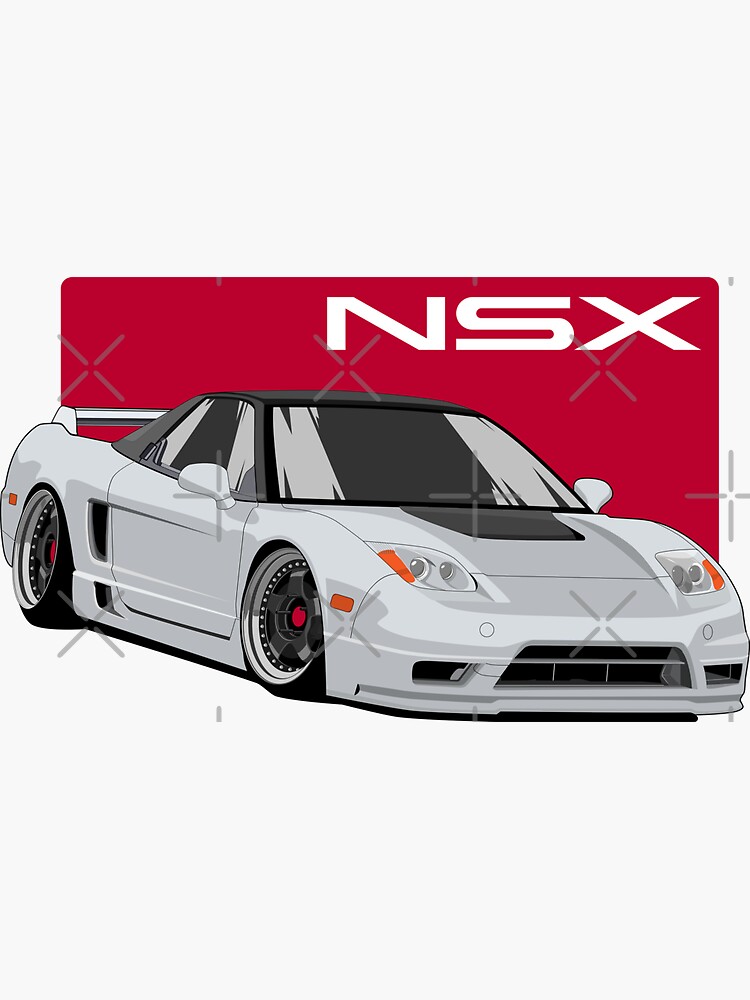 "NSX japanese legend!" Sticker for Sale by Keyur44 | Redbubble