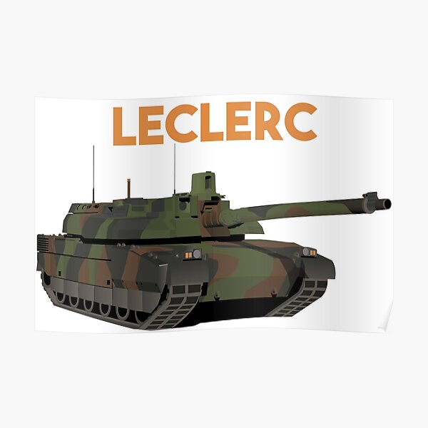 Póster «Tanque francés Leclerc» de NorseTech | Redbubble