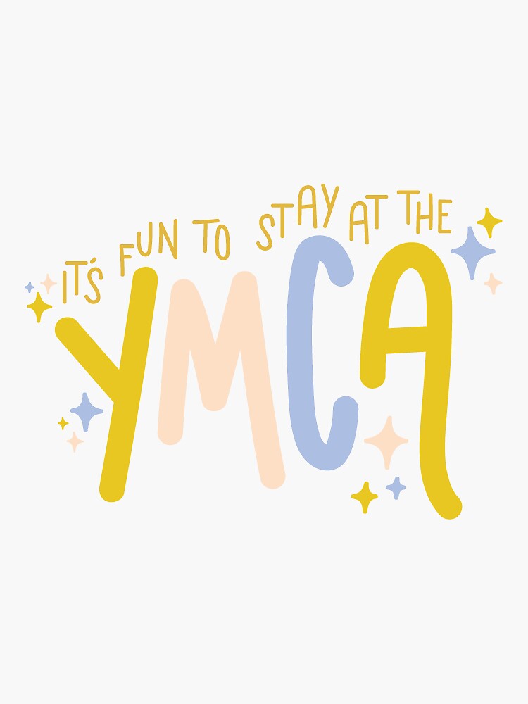 "YMCA" Sticker for Sale by Bayleighivan03 | Redbubble