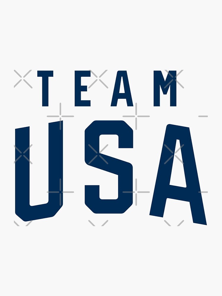 "team usa logo" Sticker for Sale by emilierennie | Redbubble