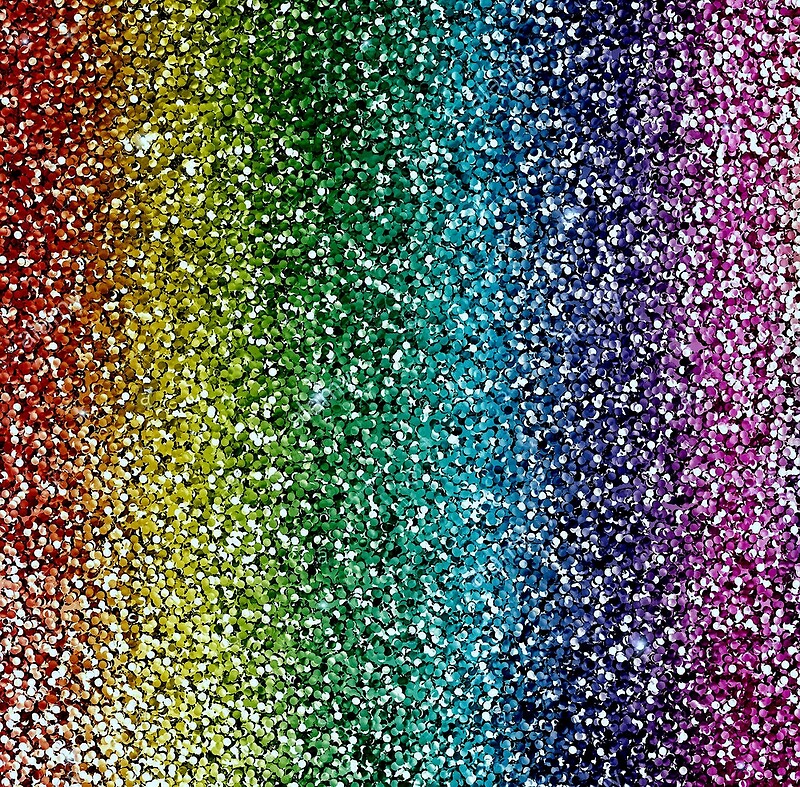 "RAINBOW GLITTER : Abstract Psychedelic Print" by posterbobs | Redbubble