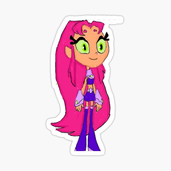 "Starfire" Sticker for Sale by vpittore | Redbubble
