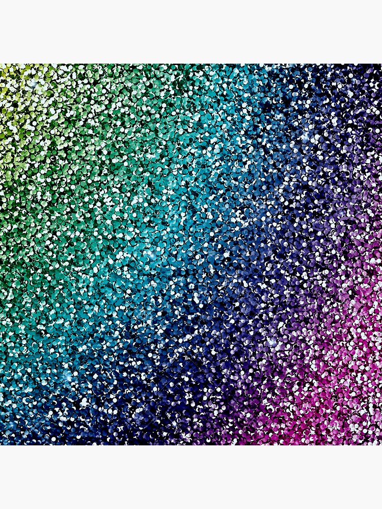 " RAINBOW GLITTER : Abstract Psychedelic Print" Sticker by posterbobs ...