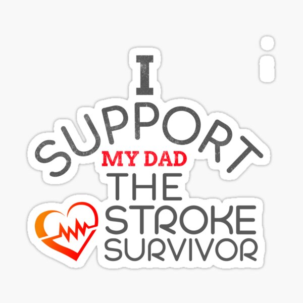"Stroke awareness" Sticker by DRockstore2 | Redbubble