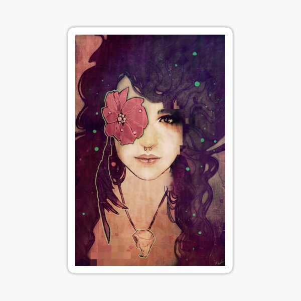 "Liz" Sticker for Sale by MeganLara | Redbubble