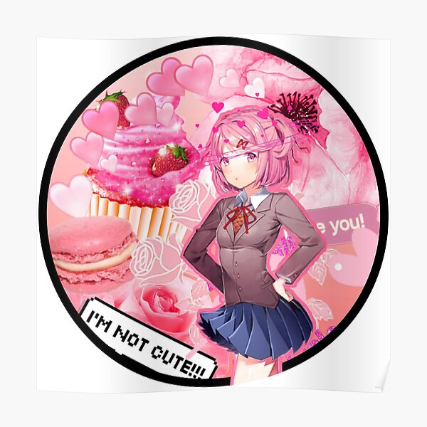 Natsuki Doki Doki Posters | Redbubble