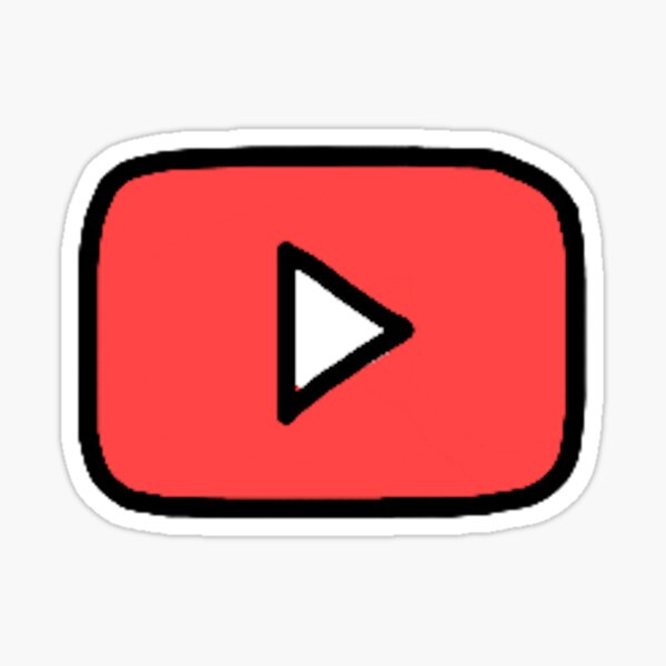 "Play Button" Sticker by siovanna1609 | Redbubble