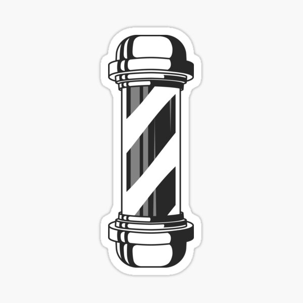Barber Pole Stickers | Redbubble