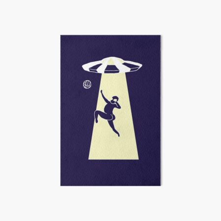 "Thicc Alien Volleyball (transparent)" Art Board Print by Whale-n ...