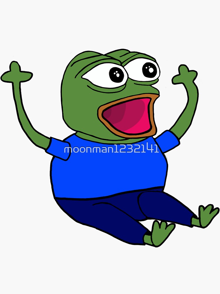 "poggies" Sticker by moonman1232141 | Redbubble