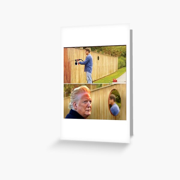 "Hilarious Trump Spray Tan Meme Shirt" Greeting Card by SikhLAL | Redbubble