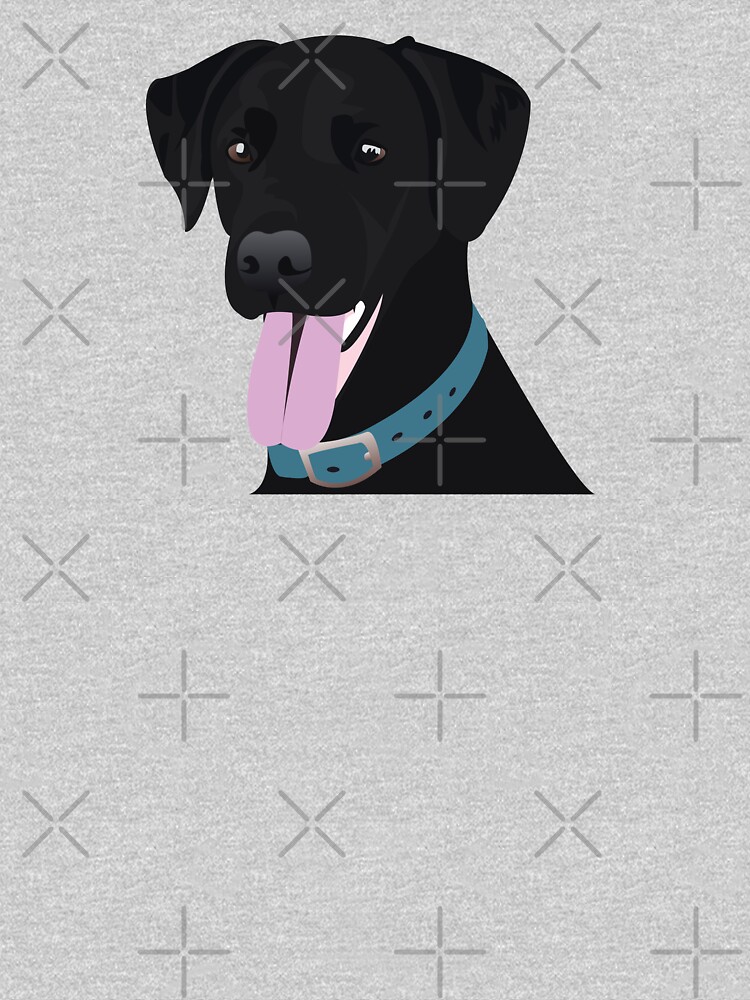 "Dante the Black Labrador" T-shirt for Sale by KCPetPortraits ...