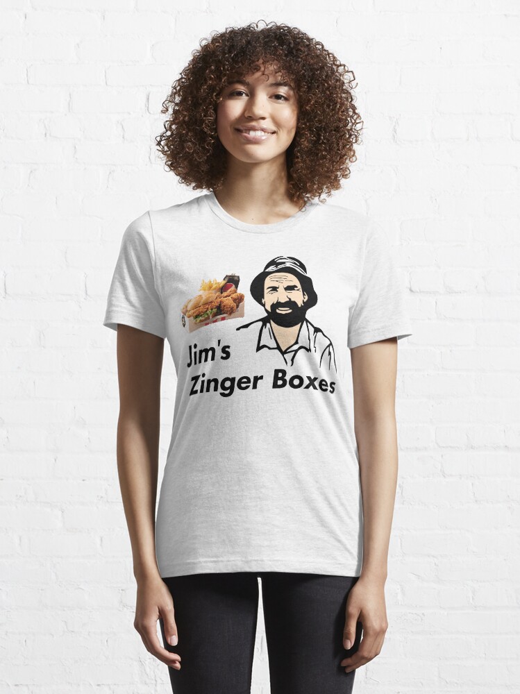 "Jim's Zinger Boxes" T-shirt for Sale by Jims-Memeing | Redbubble | kfc ...
