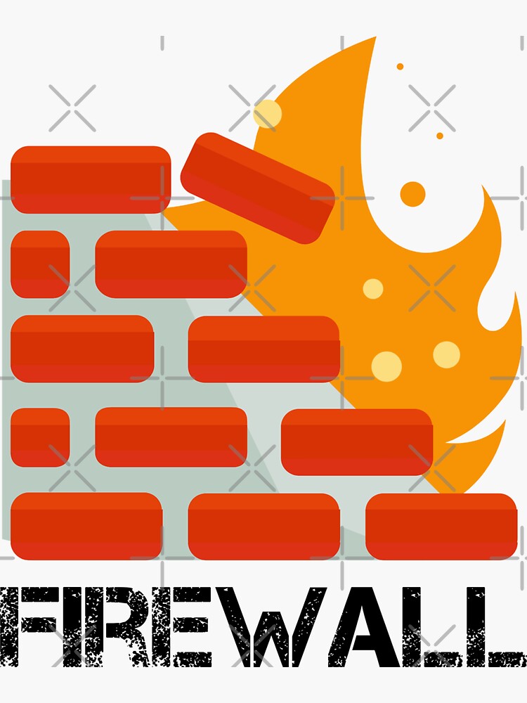 "Firewall" Sticker for Sale by krshanu | Redbubble