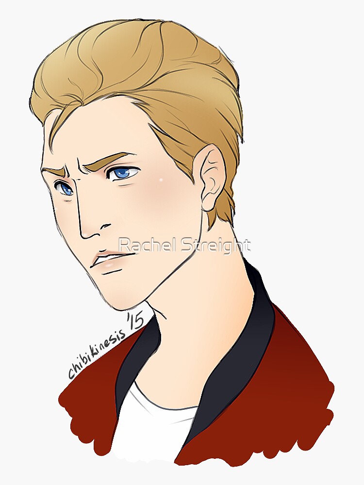 "Nathan" Sticker for Sale by ChibiKinesis | Redbubble