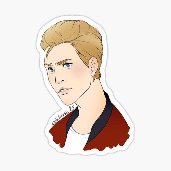 "Nathan" Sticker for Sale by ChibiKinesis | Redbubble
