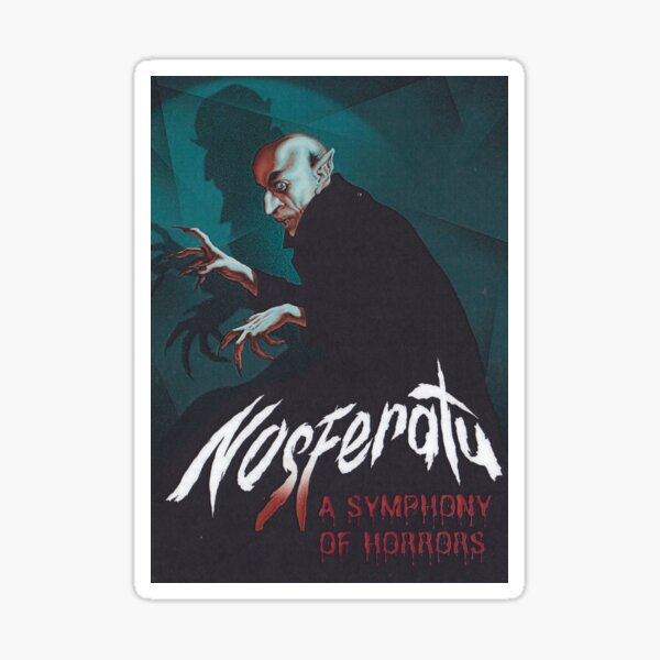 "nosferatu. " Sticker for Sale by Cache Tepes | Redbubble
