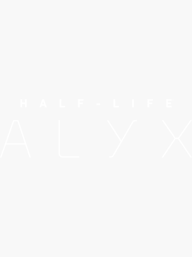 "Half Life Alyx Logo" Sticker by GameDesigns | Redbubble