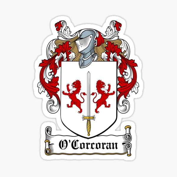 "O'Corcoran " Sticker for Sale by HaroldHeraldry | Redbubble