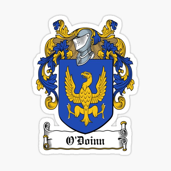 "O'Doinn (Dunn) " Sticker by HaroldHeraldry | Redbubble