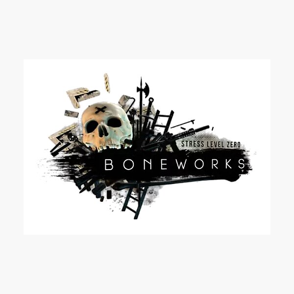 "Boneworks Logo" Photographic Print by GameDesigns | Redbubble