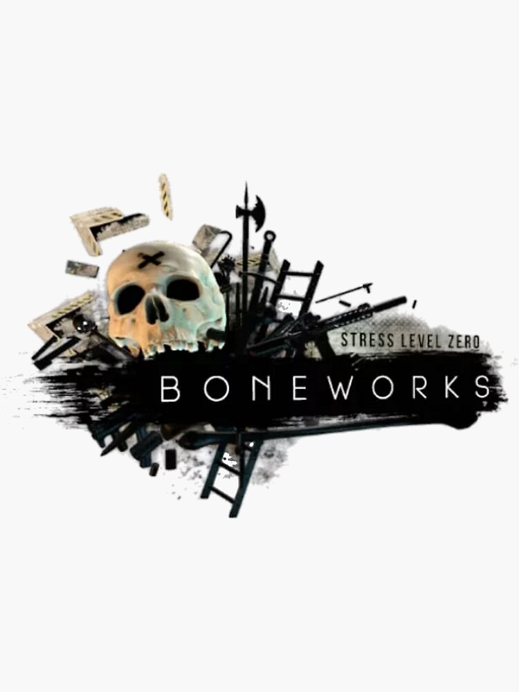 "Boneworks Logo" Sticker for Sale by GameDesigns | Redbubble