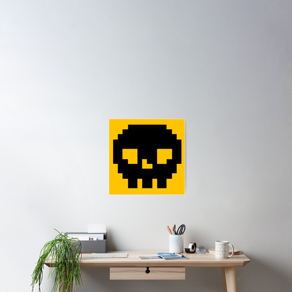 "Boneworks Skull" Poster for Sale by GameDesigns | Redbubble