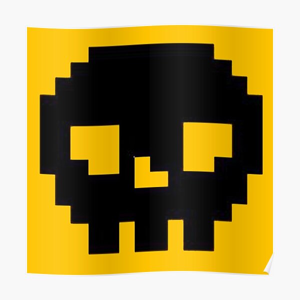 "Boneworks Skull" Poster for Sale by GameDesigns | Redbubble