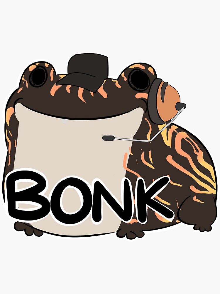 "Pobblebonk Frog Scout - BONK!" Sticker by JacksonB-Art | Redbubble
