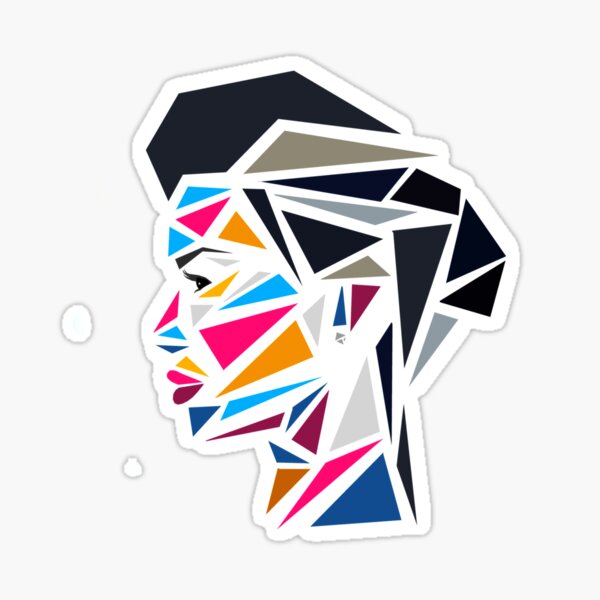 "Fragmented" Sticker by arianazhang | Redbubble