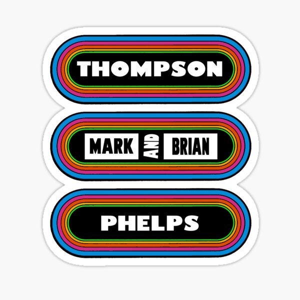 "Mark and Brian" Sticker for Sale by ZombeeMunkee | Redbubble