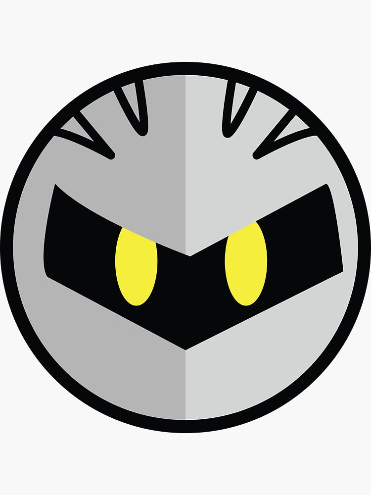 "Meta Knight Icon Kirbys Adventure" Sticker for Sale by chrismick42 ...