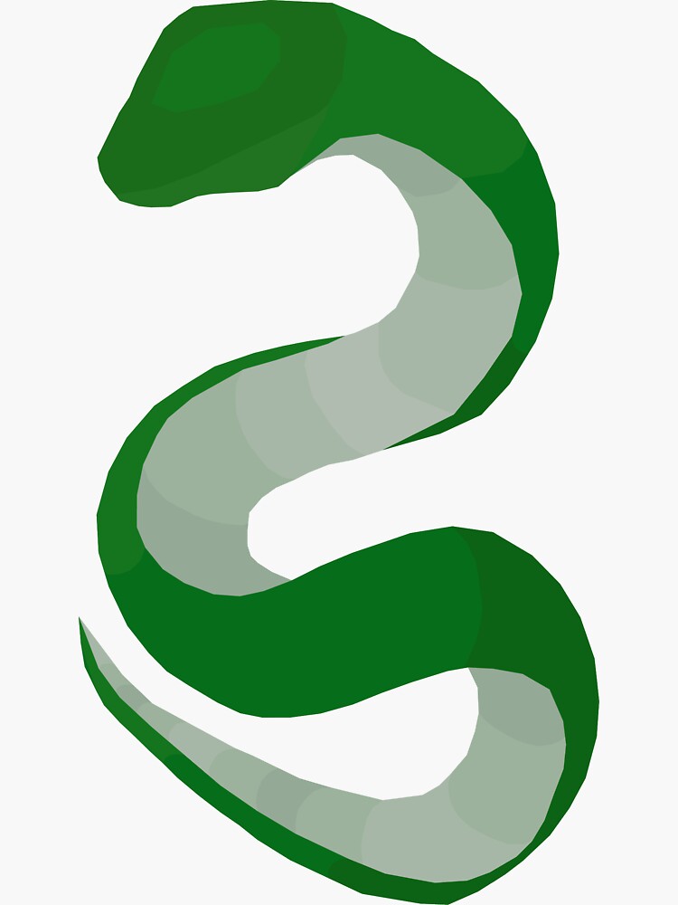 "Low Poly Snake" Sticker by RukDest | Redbubble