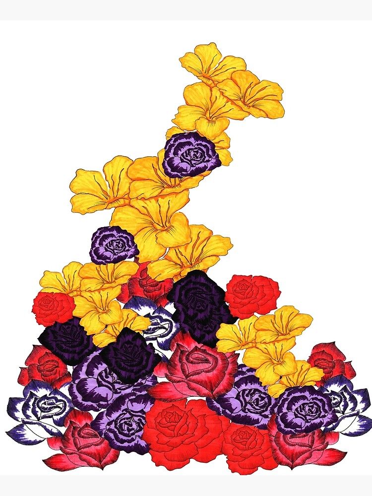 "Fancy floral print - Design by Conny" Poster by Designbyconny | Redbubble