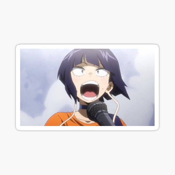 "Kyoka Jirou Singing " Sticker by declanmango | Redbubble